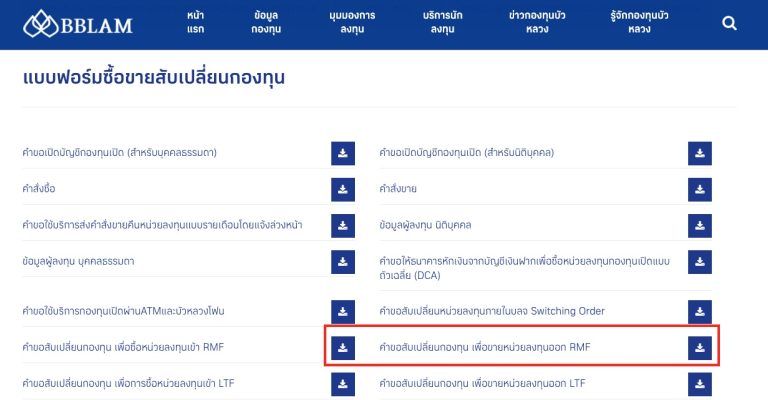วิธีสับเปลี่ยน/โอนย้าย RMF ข้าม บลจ. – Avenger Planner